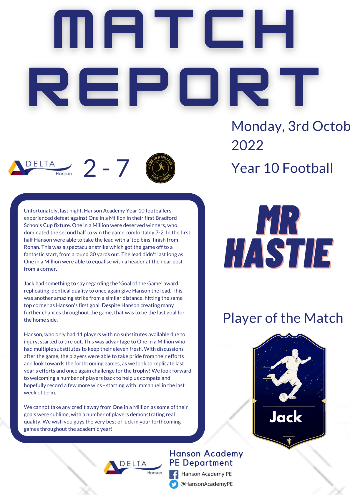 Year 10 Football Match Report Hanson Academy year-10-football-match-report-hanson-academy